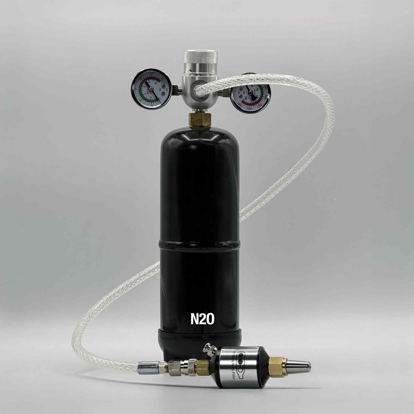 N2O Regulator + Filter Kit — Dual Gauge | Whippiphany 2.0 – N2Ofilters.com